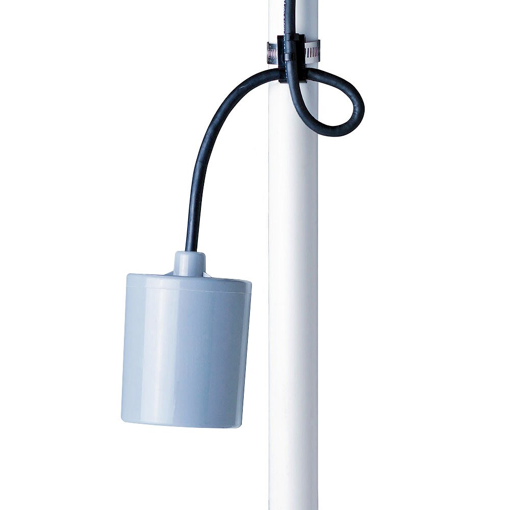 SJE Pump Down 230v Float Switch, 20' Cord (Max. 1 HP)