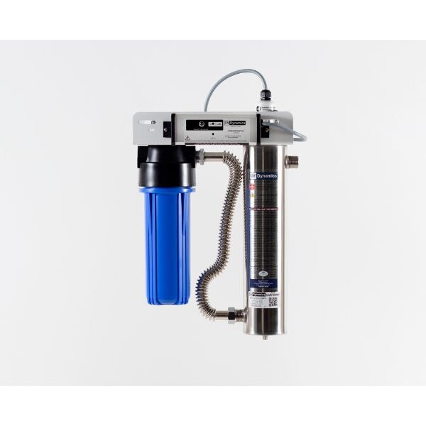 UV Dynamics 8 GPM Mini Rack with Single 10" Slimline Filter Housing