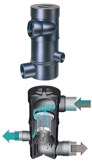 Wisy Vortex Rainwater Harvesting Filter (video)